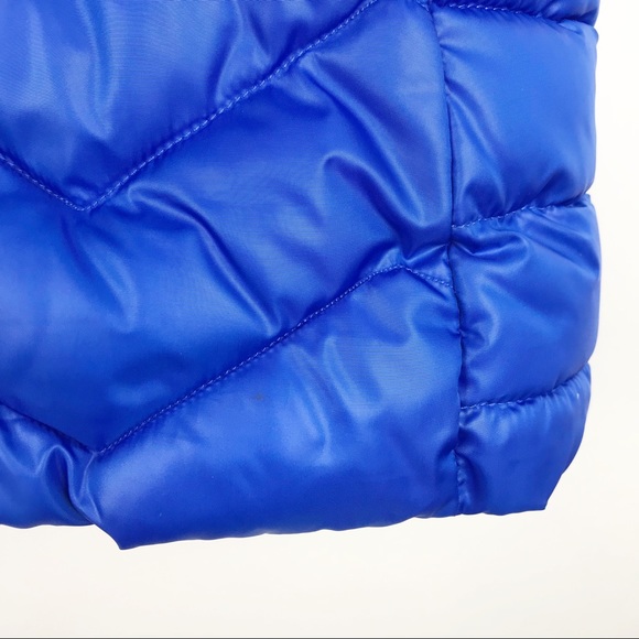 SO | Jackets & Coats | Puffer Vest Royal Blue With Aqua Zipper Size ...